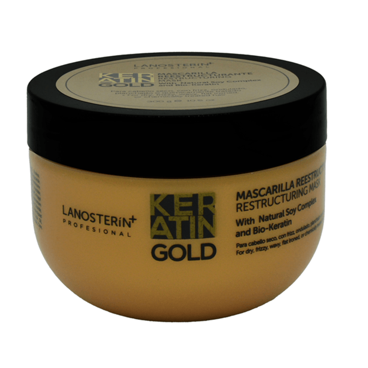 Keratin Gold Mascarilla Reestructurante – 300g – Lenara Beauty Store