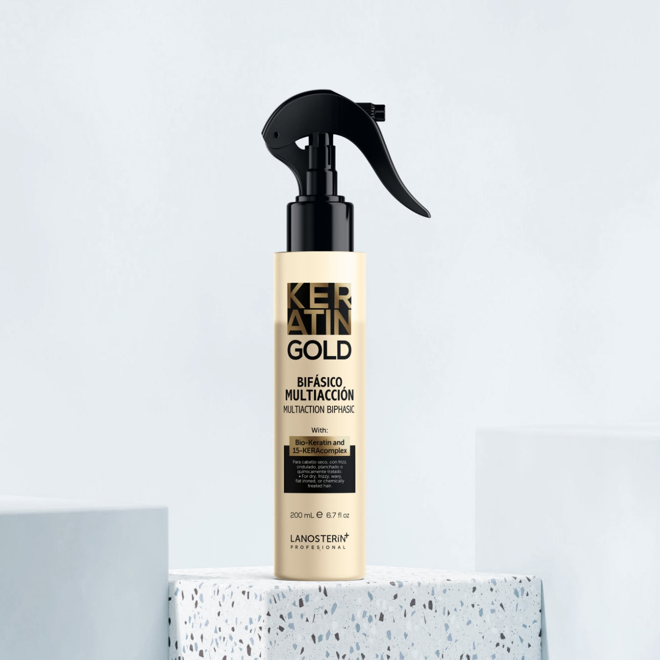 KERATIN GOLD BIFASICO MULTIACCION WITH BIO-KERATIN AND 15-KERA COMPLEX ...