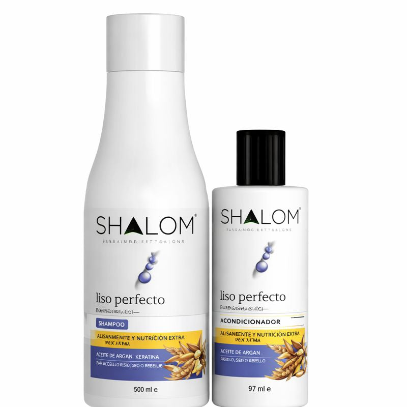 PACK DE SHAMPOO 735ML + MASCARILLA CAPILAR 180 ML LISO PERFECTO ...